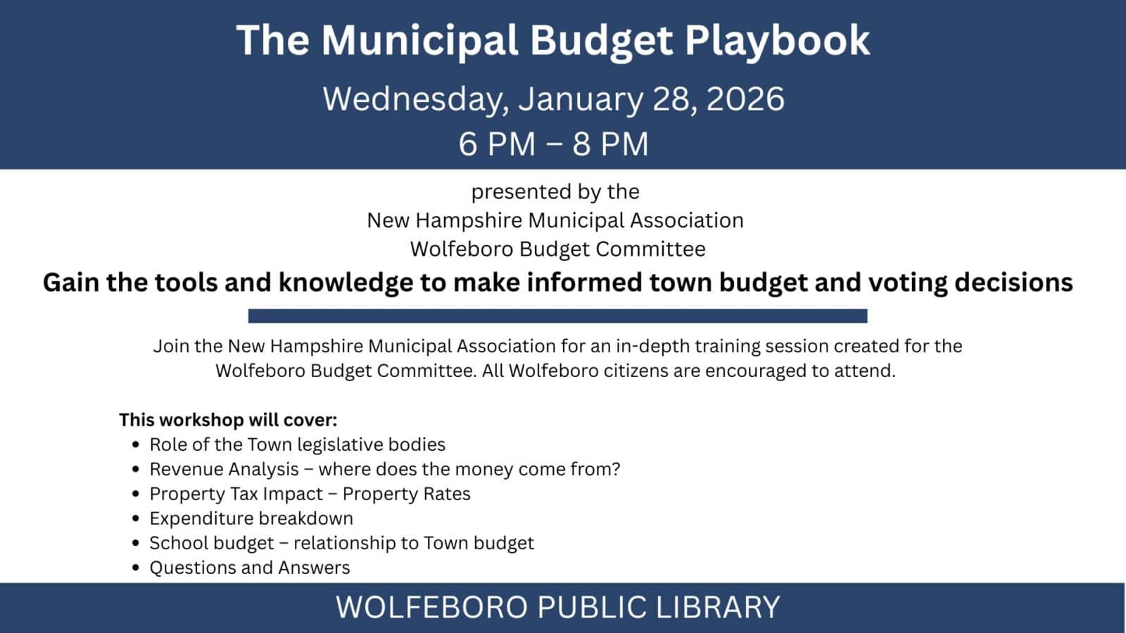 Wolfeboro Public Library